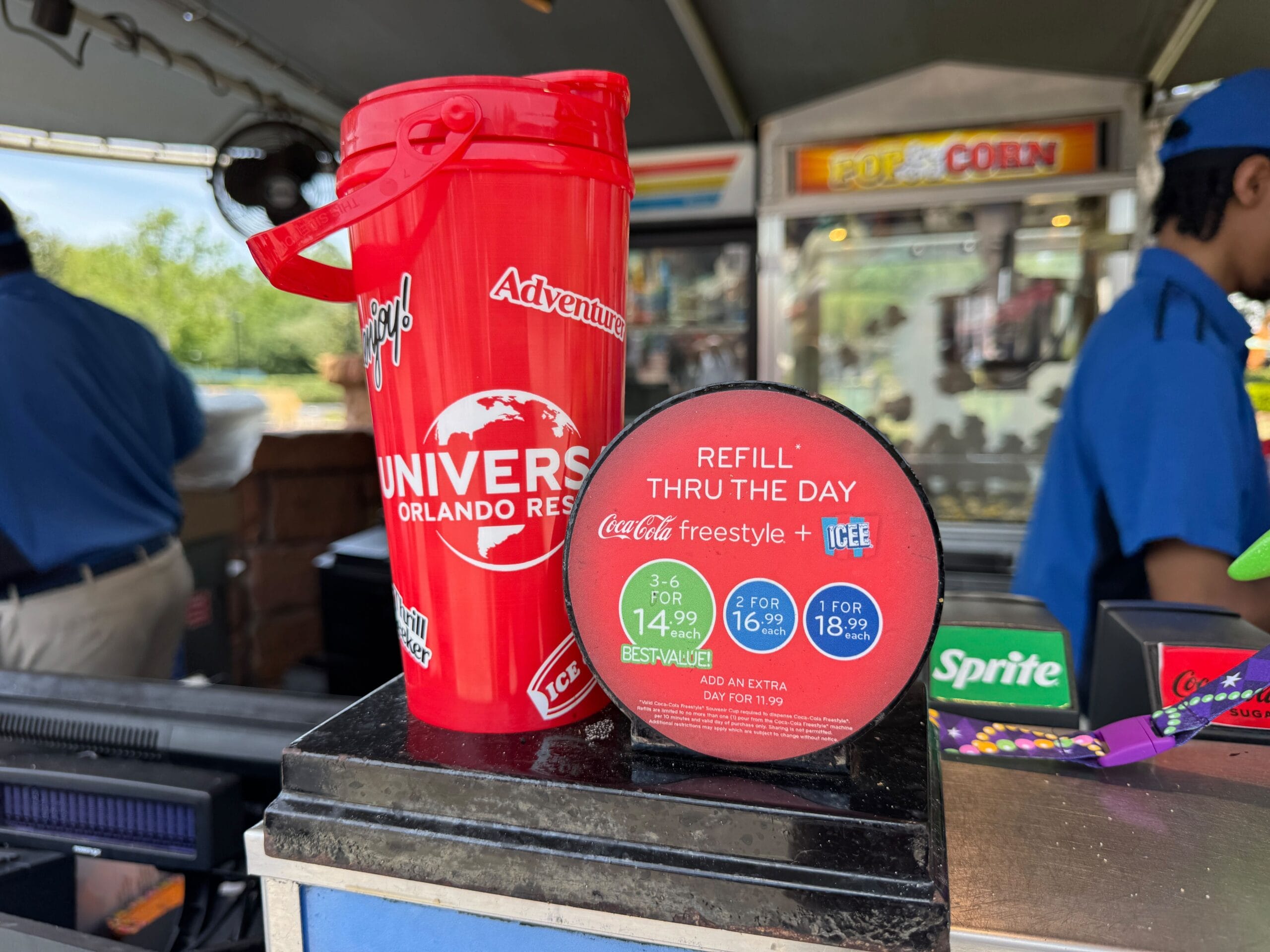 NEW Red Coca-Cola Freestyle Cup at Universal Orlando Resort