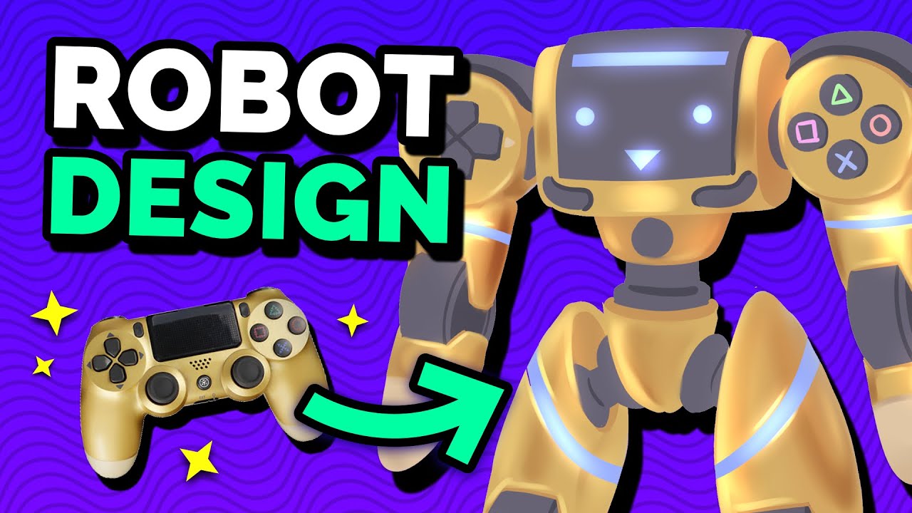 How to Draw a Cute Robot Character – Fun, Easy & Full of Personality!