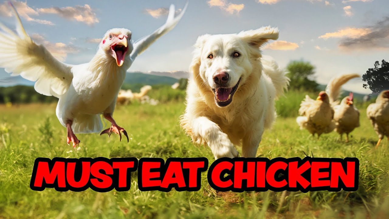 My farm dog only hates white chickens
