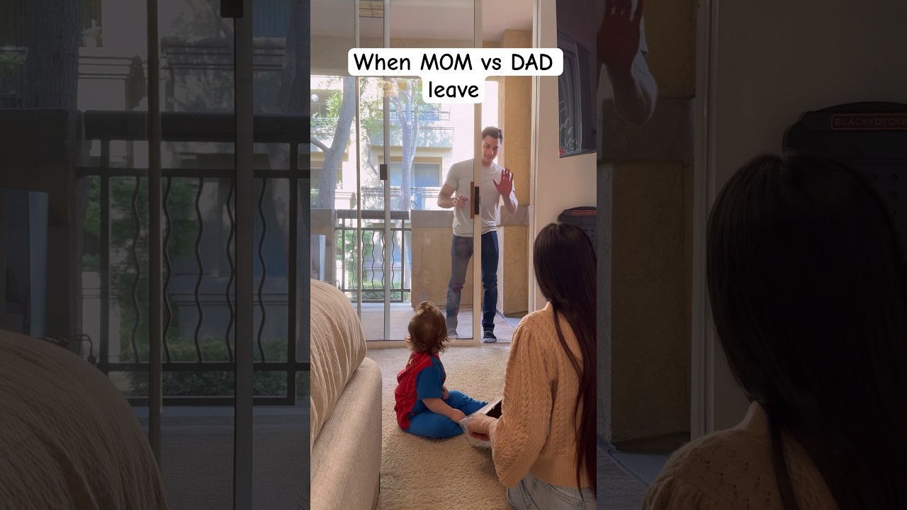 Mom vs Dad Leaving—Daughter’s Reaction Is Priceless