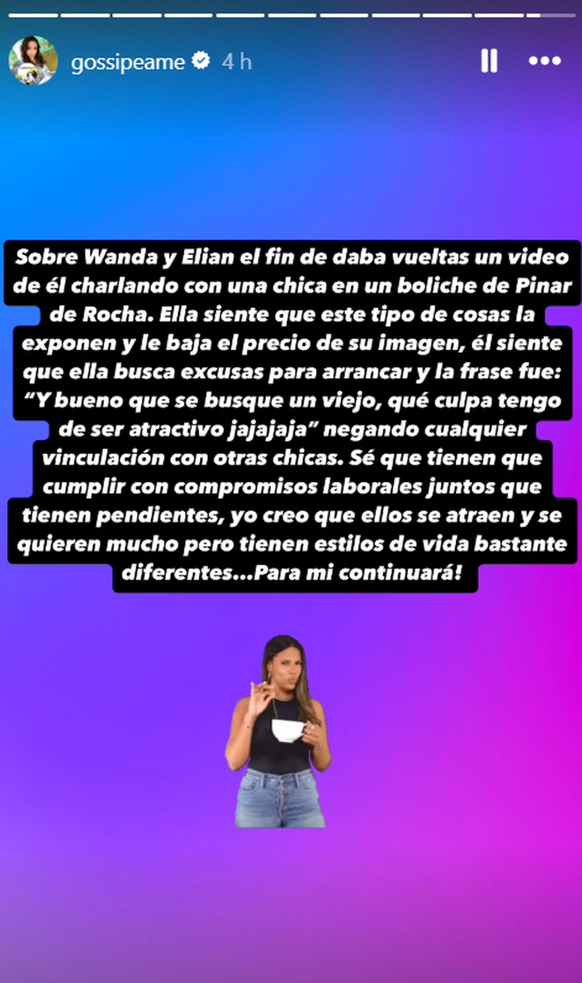La dura frase que L-Gante le habría dicho a Wanda Nara antes de la ruptura