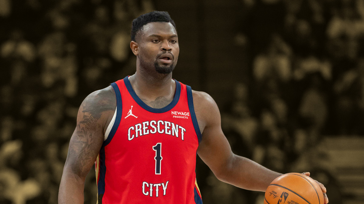 Zion Williamson performing a box jump generated 4900 newtons worth of ...