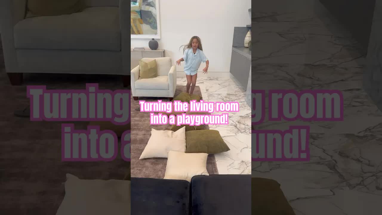 Kids Pillow Jumping Fun!