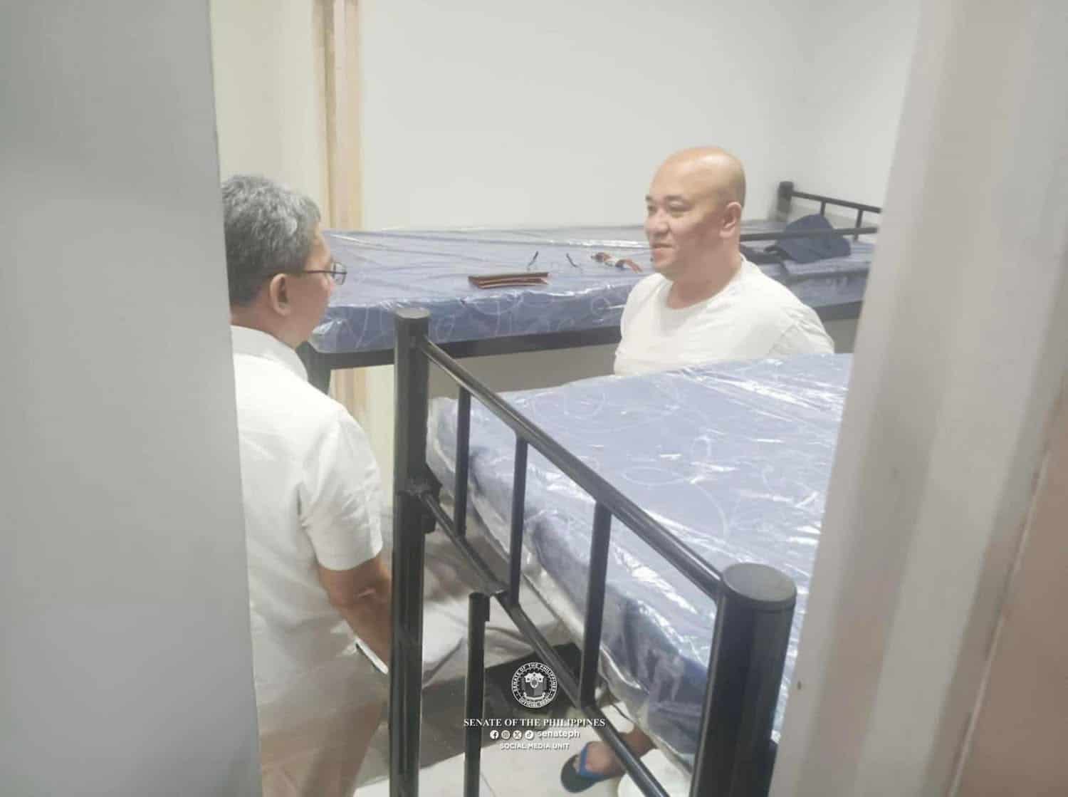 LOOK: Senate releases photos of detained envoy Lacanilao