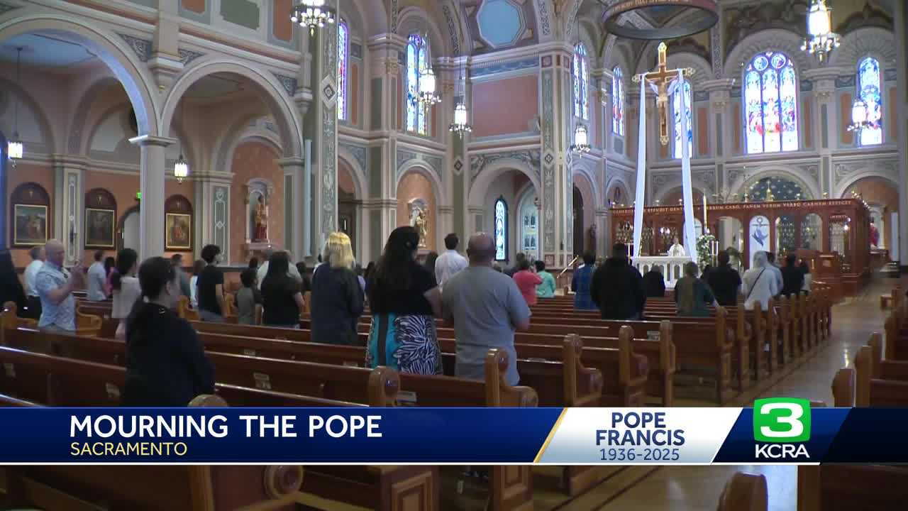 'Sad day': Sacramento Catholics paying tribute to Pope Francis