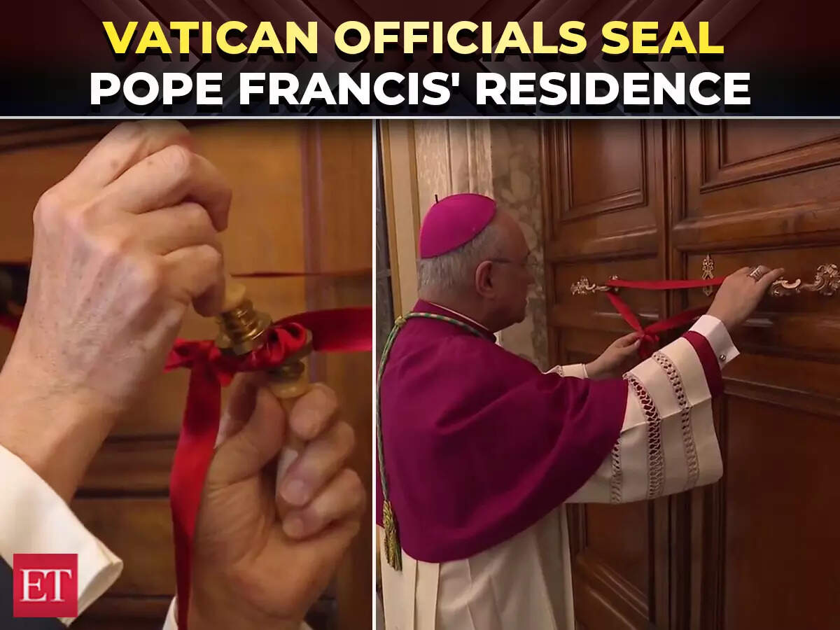 Pope Francis dies: Vatican officials seal Pope's Santa Marta residence