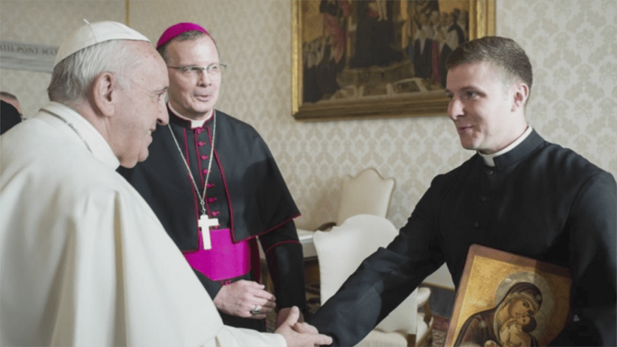 Dowling Chaplain shares his memories of Pope Francis
