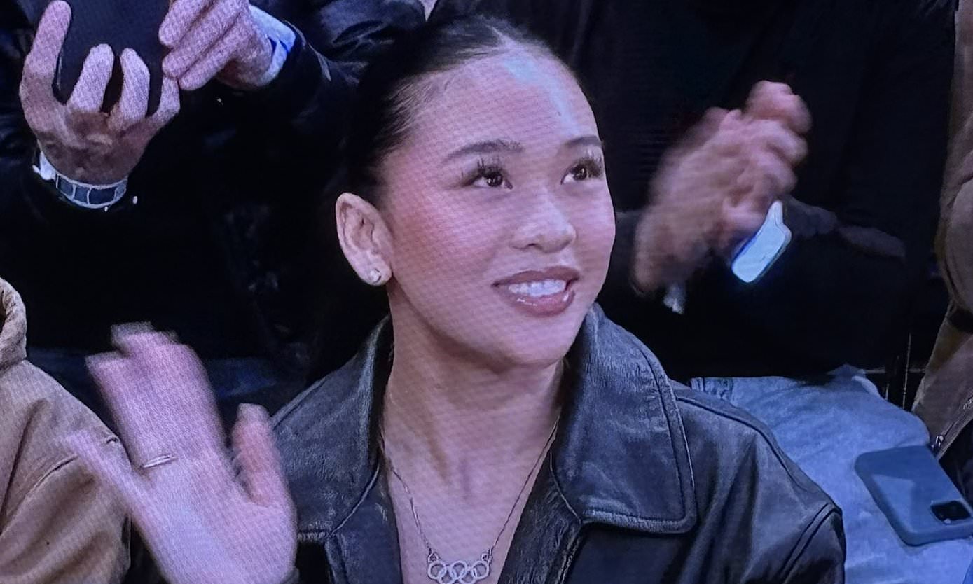 Knicks star Josh Hart's wish comes true as Suni Lee returns for NBA ...