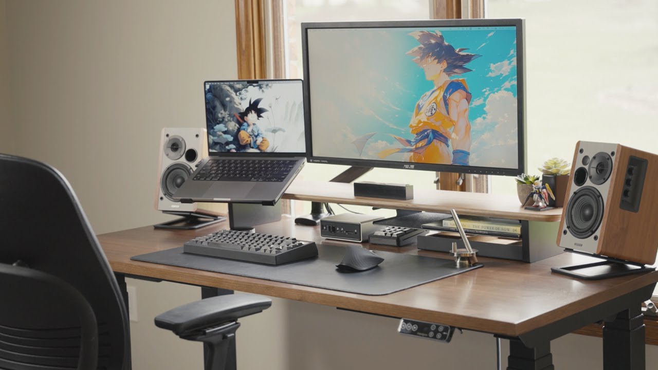 DREAM Office Desk Setup! Featuring FlexiSpot E7 Plus