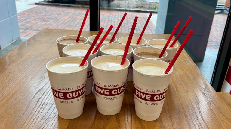 We Tasted And Ranked The Internet's Favorite Five Guys Milkshake Mix-In ...