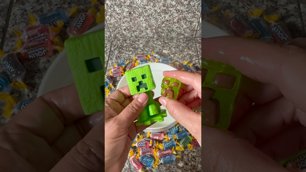 How to make Jolly Rancher Minecraft chicken jockey candy