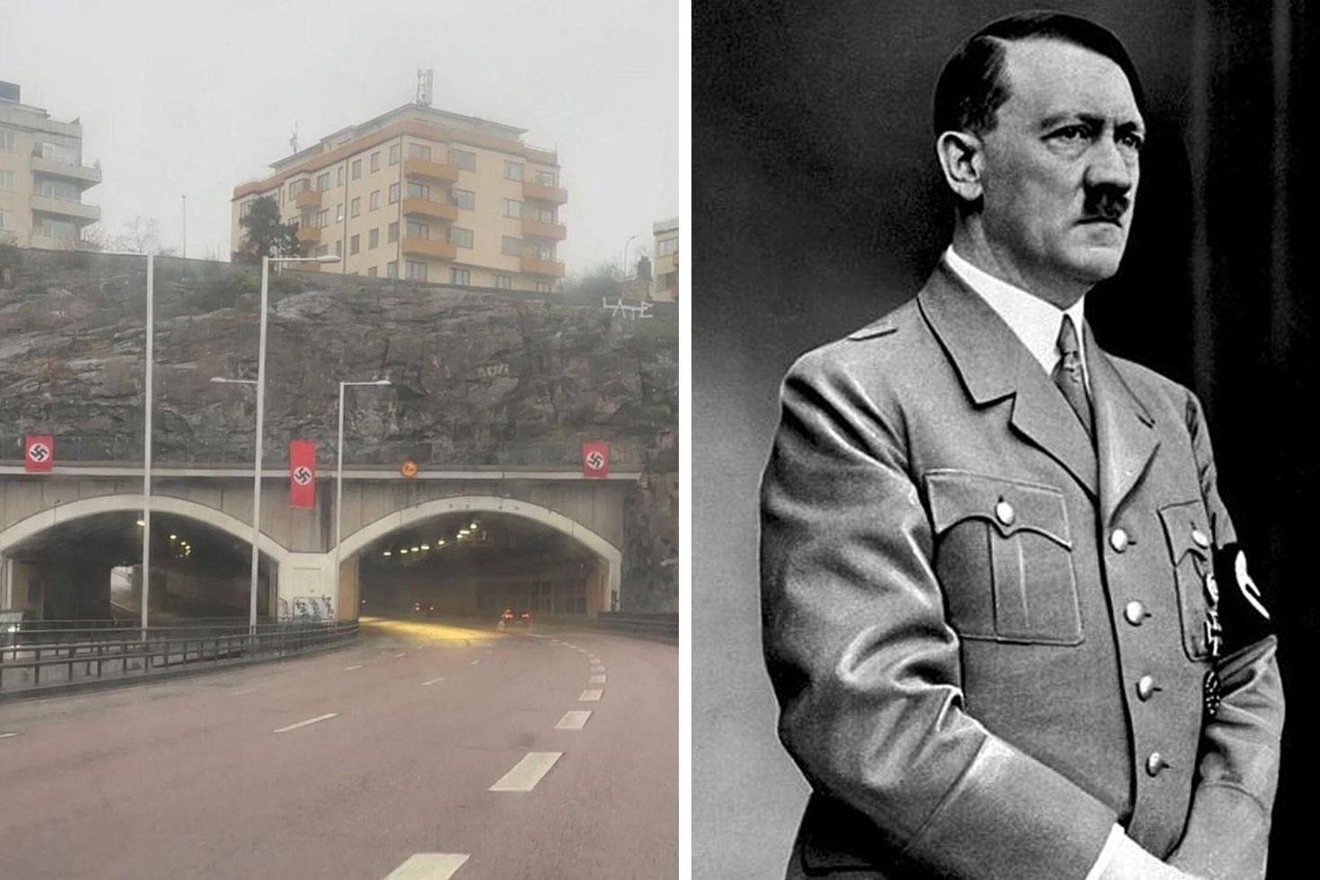 İsveç'te Nazi krizi! Adolf Hitler'i andılar