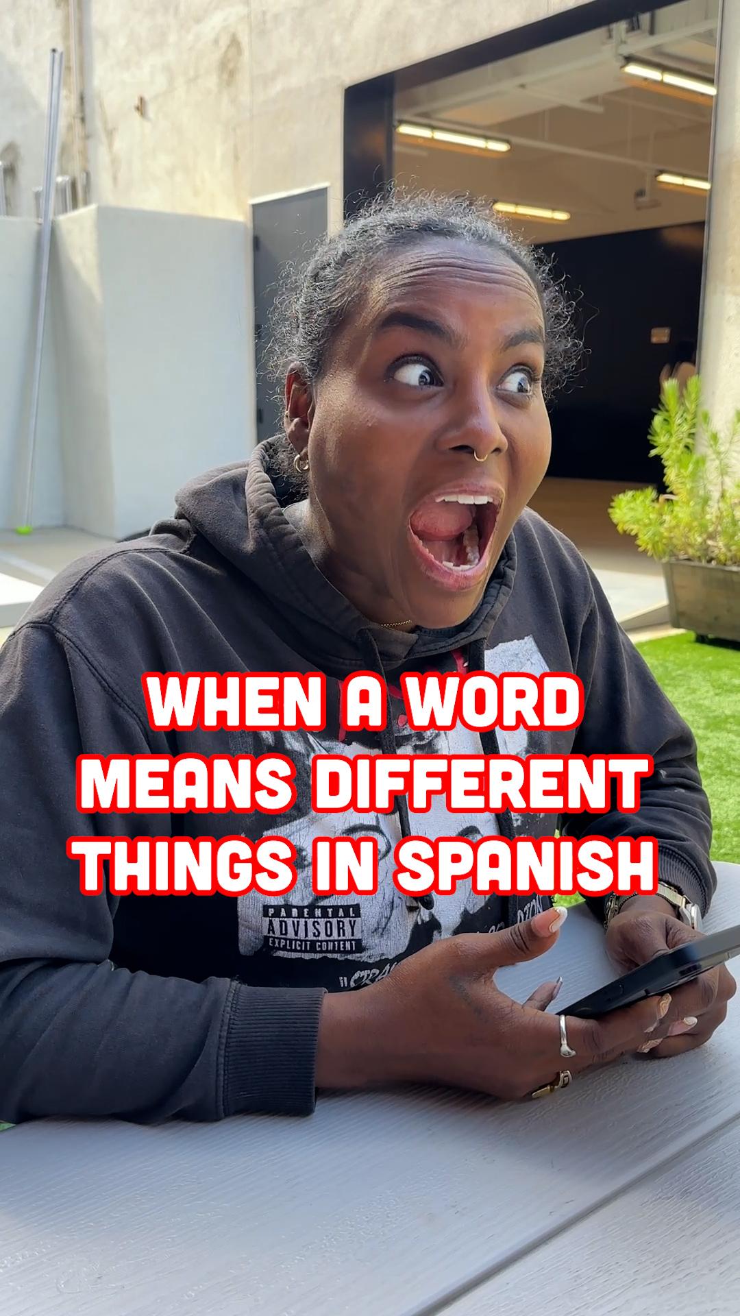 When Words Have Different Meanings in Spanish