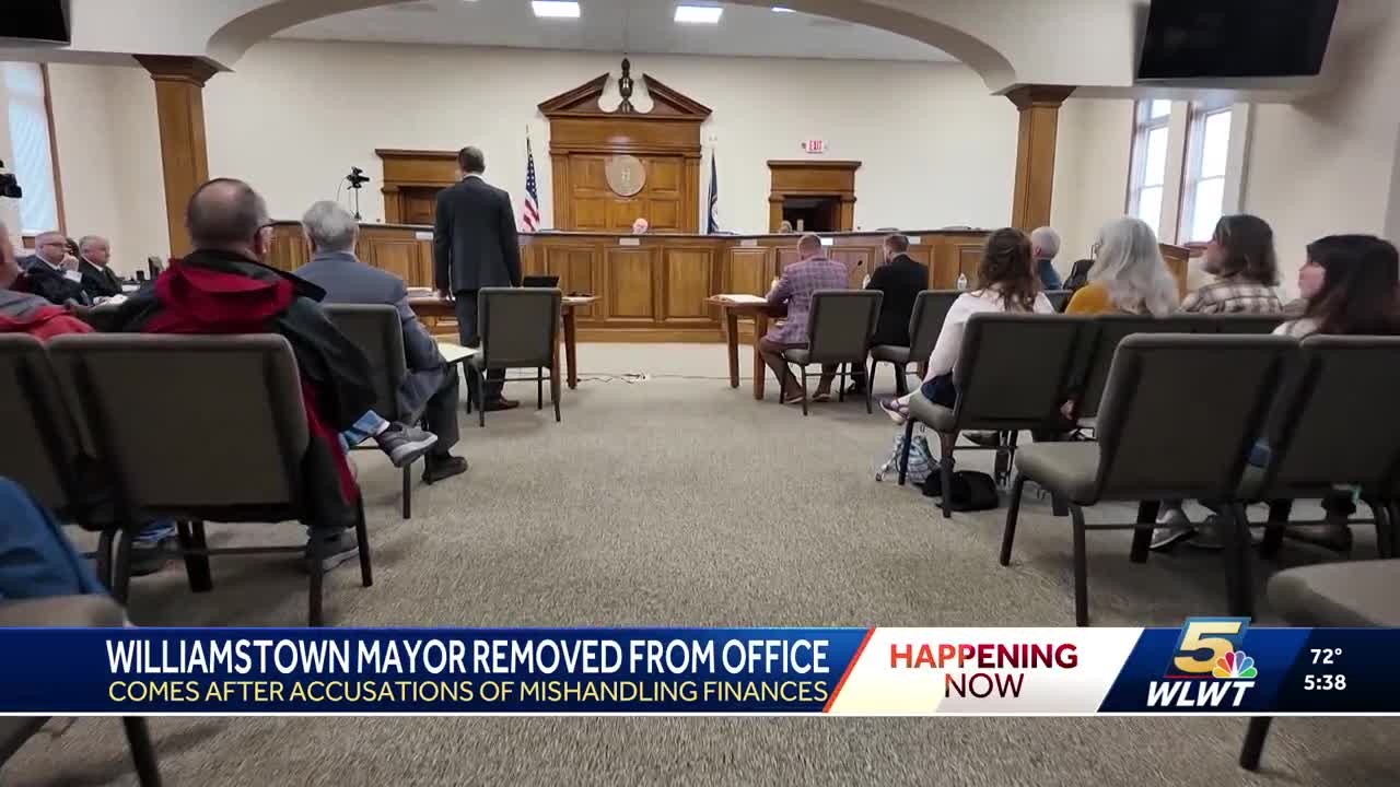 Northern Kentucky mayor accused of mishandling finances removed from office