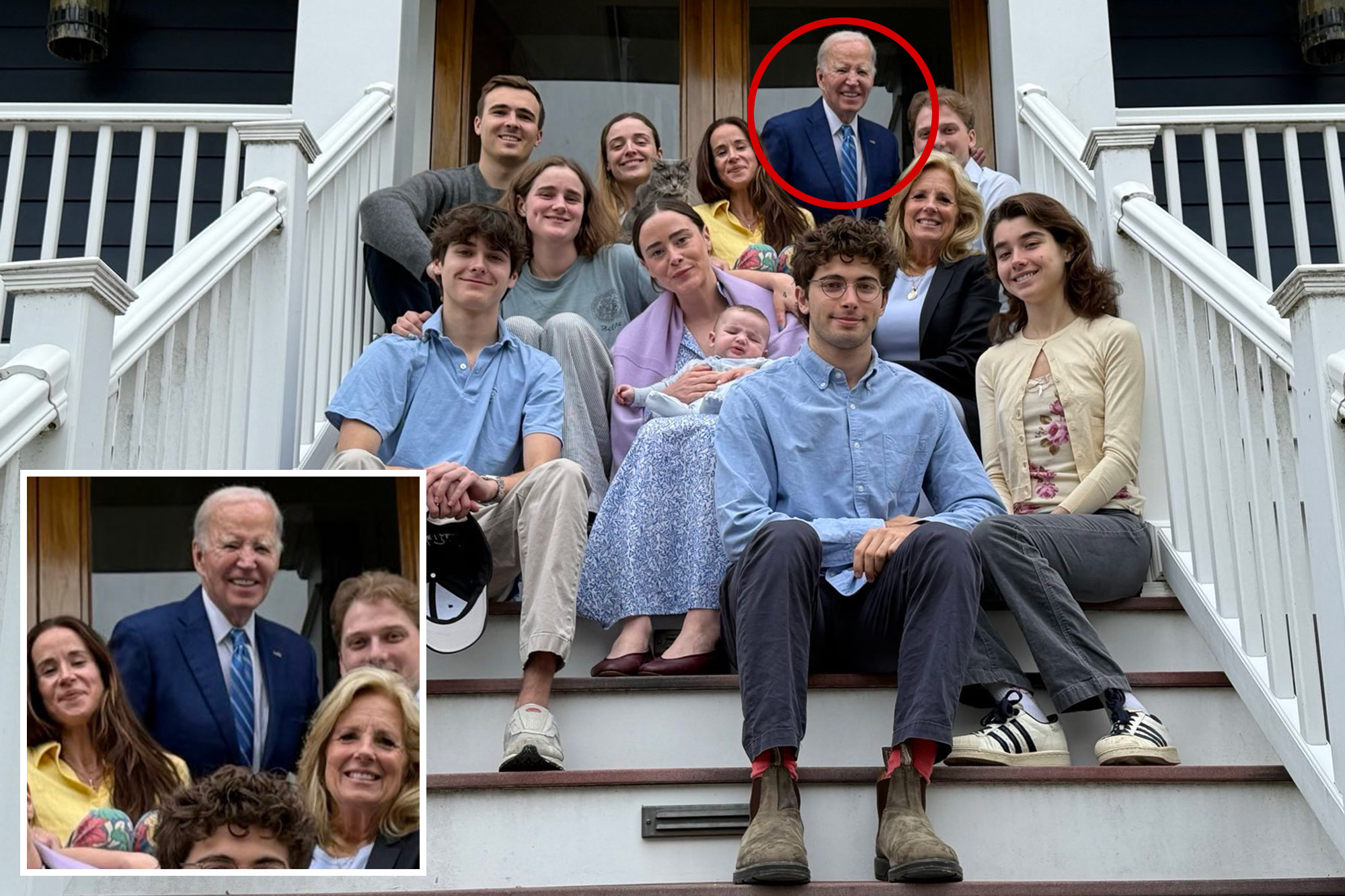 Biden accused of photoshopping himself into Easter family picture ...