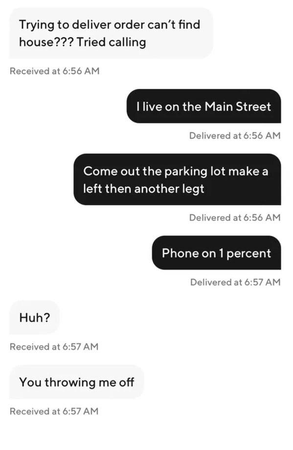 34 Funny DoorDash Texts That Were More Memorable Than The Meal