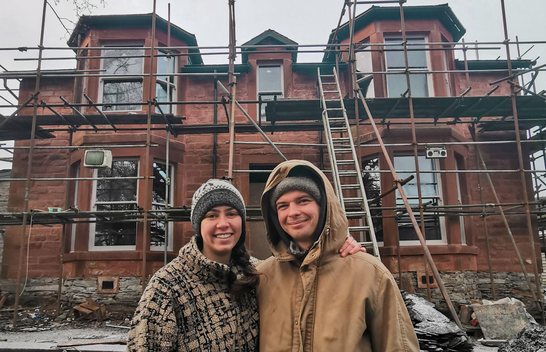 How This Couple Turned A Ruined Mansion Into A Beautiful Home