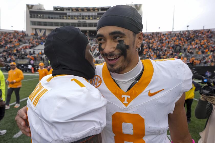 Plaschke: With Nico Iamaleava joining UCLA, everybody loses