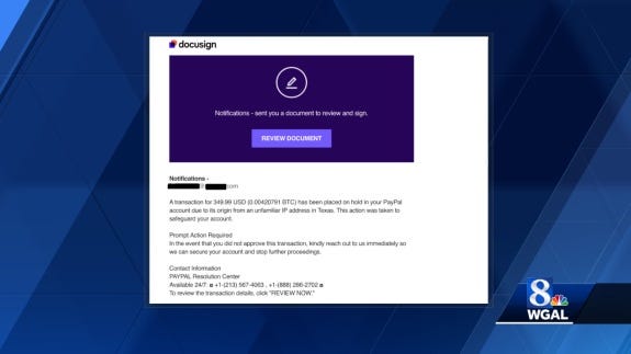 Scammers revive DocuSign phishing scam