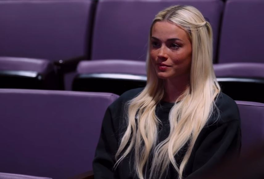 Livvy Dunne tears up watching emotional tribute video in gymnastics ...