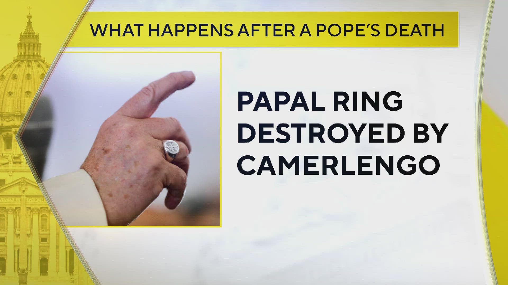 What happens when a Pope dies?