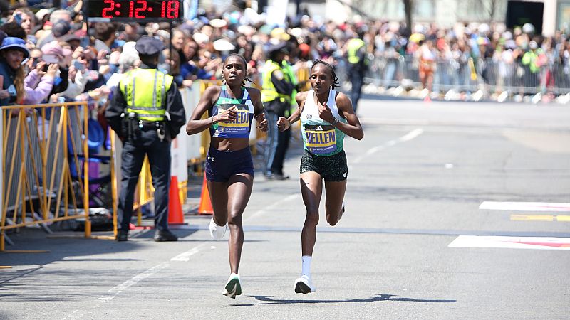 Kenyan runners win both male and female races at Boston Marathon 2025