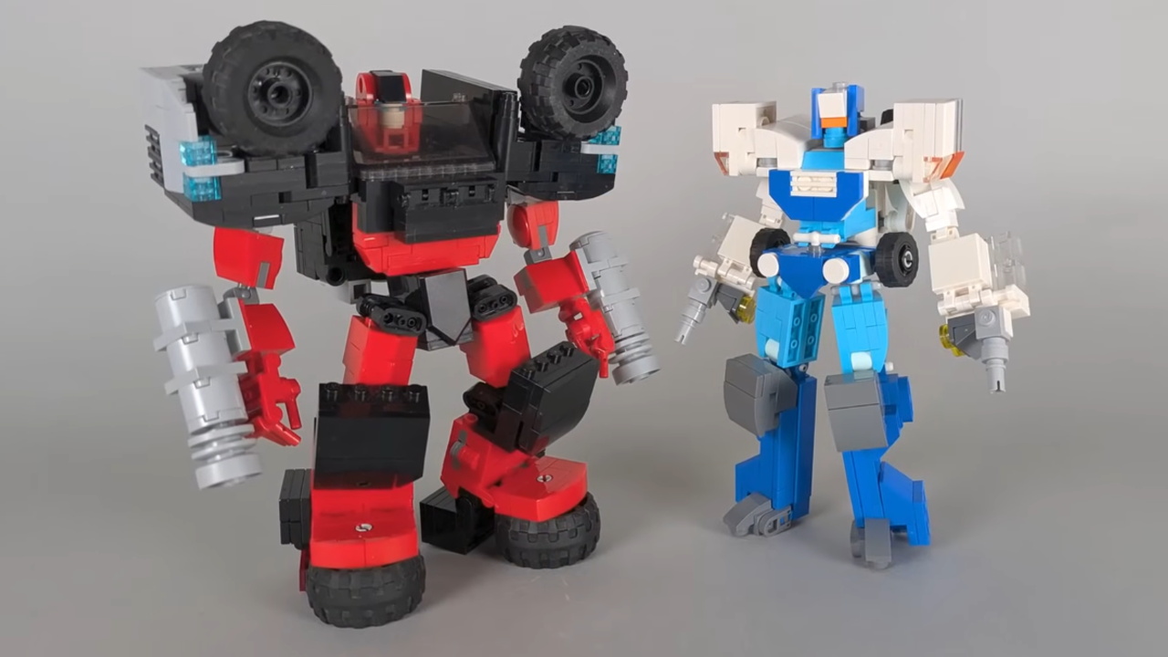 Futuristic Lego Build Transforms with Style and Strength