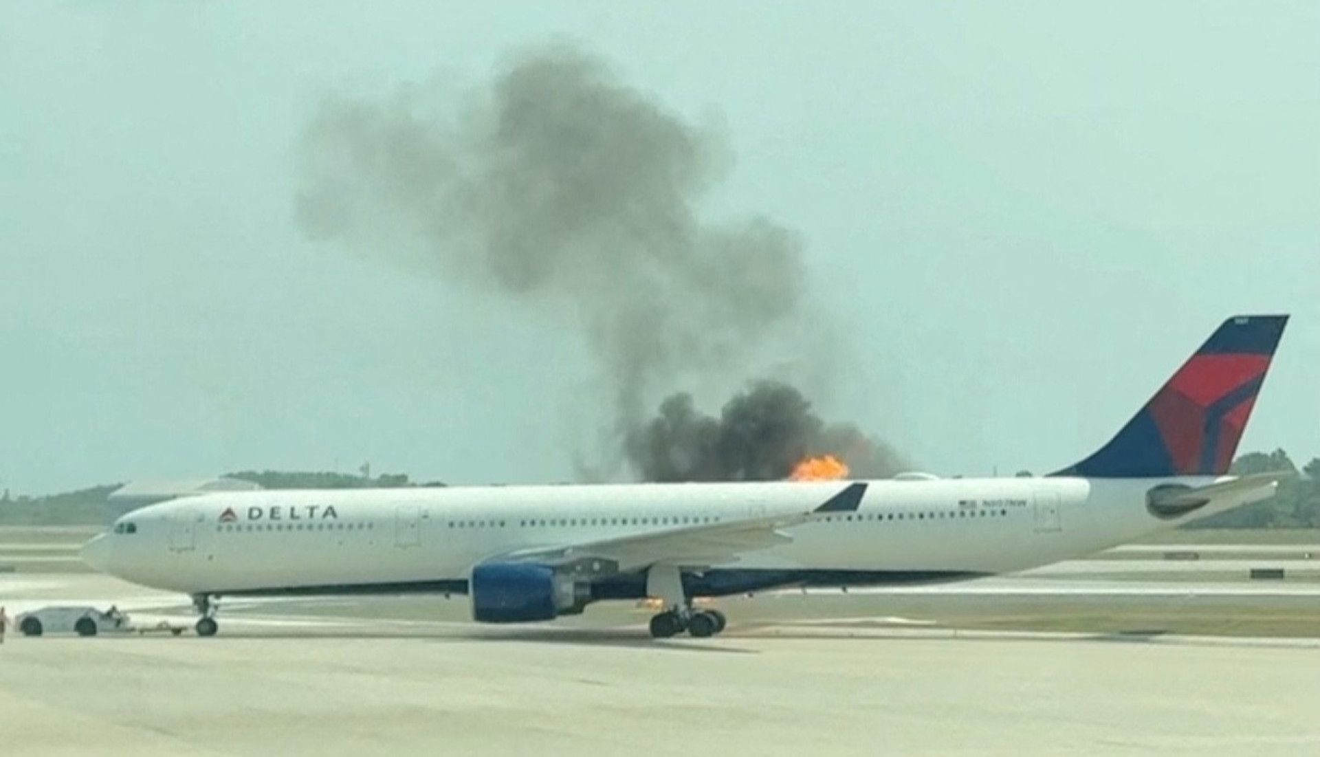 Delta flight catches fire at Orlando airport, passengers evacuated