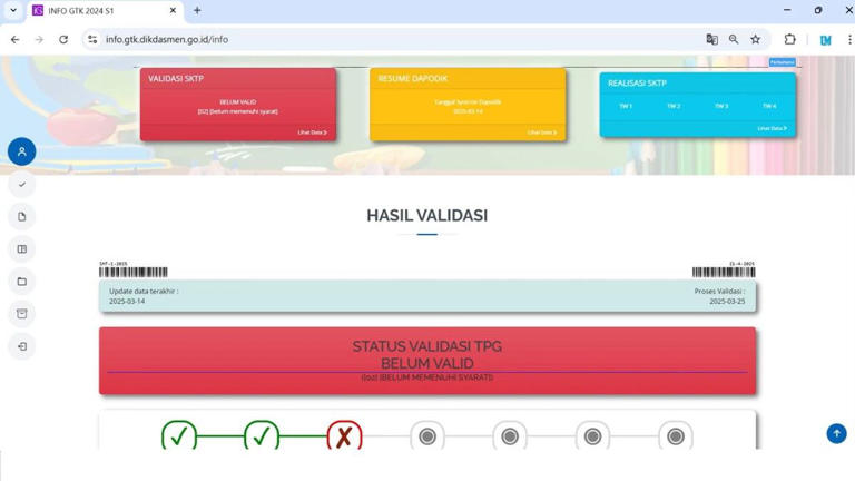 Info GTK Masih Kode 02? Ini Penyebab dan Cara Mengatasinya agar Status TPG Valid