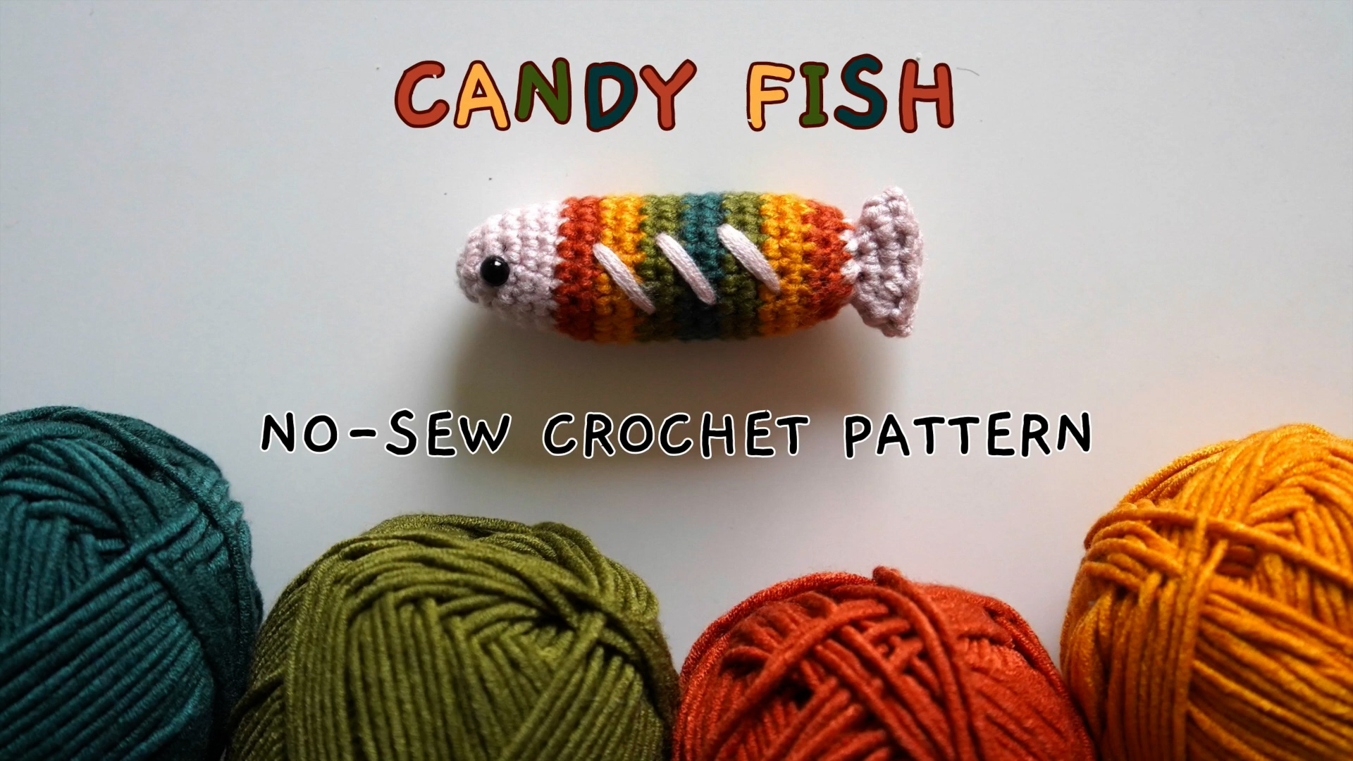 Candy Fish Haak Tutorial – No-Sew, Makkelijk & Snel Gratis Amigurumi ...