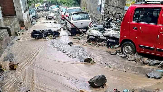 Roads washed away, cars in debris ‘baraat’ on foot: Ramban flashfloods devastation | In pics