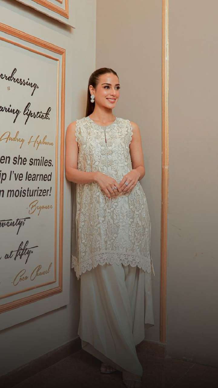 7 Beautiful Round-Neck Suit Sets From Your Favourite Pakistani ...