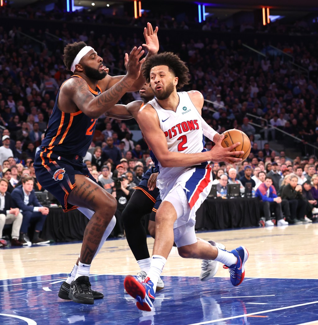 Pistons’ Cade Cunningham awakens to carve up Knicks, OG Anunoby for monster Game 2
