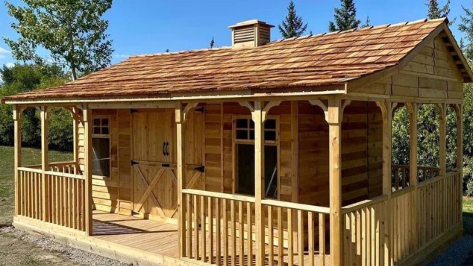 There's a rustic cottage hiding on Wayfair – it may seem unorthodox ...