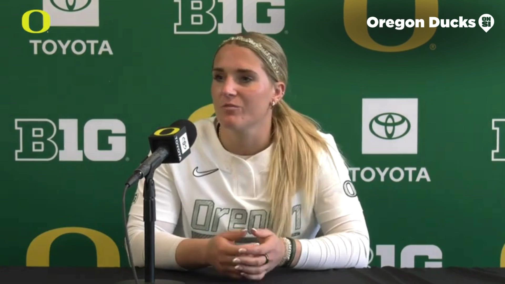 Oregon Ducks Pitcher Lindsey Grein Leads Ducks Past UCLA