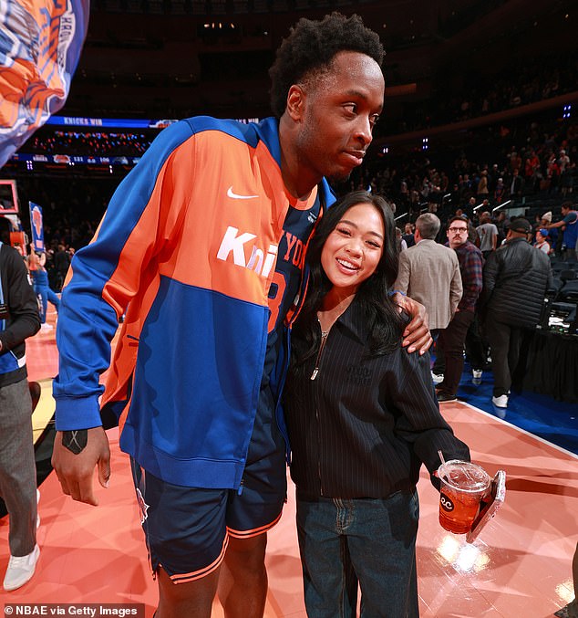 Knicks star Josh Hart's wish comes true as Suni Lee returns for NBA playoff game after cheeky ...