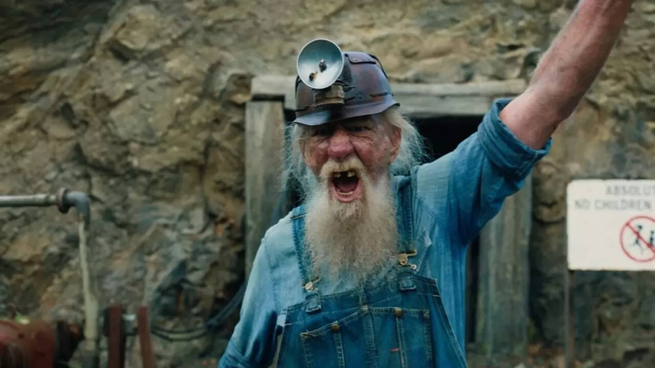 Who is the mysterious Old Miner in A Minecraft Movie