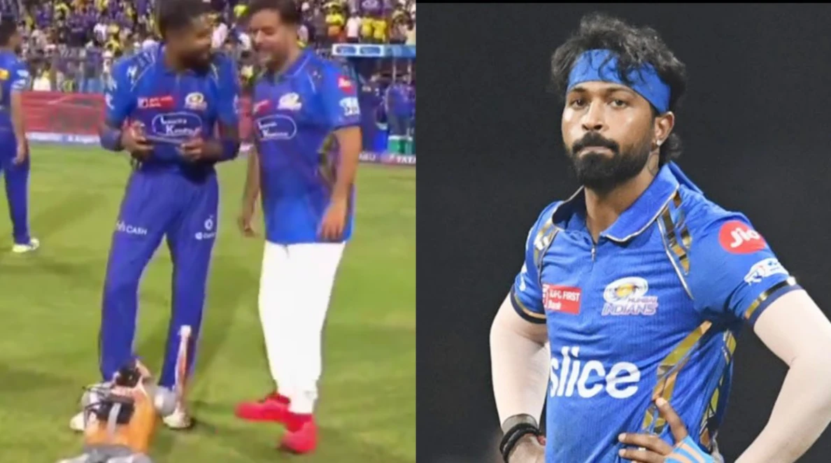 WATCH: Hardik Pandya controls robot dog Champak, gives Akash Ambani a scare