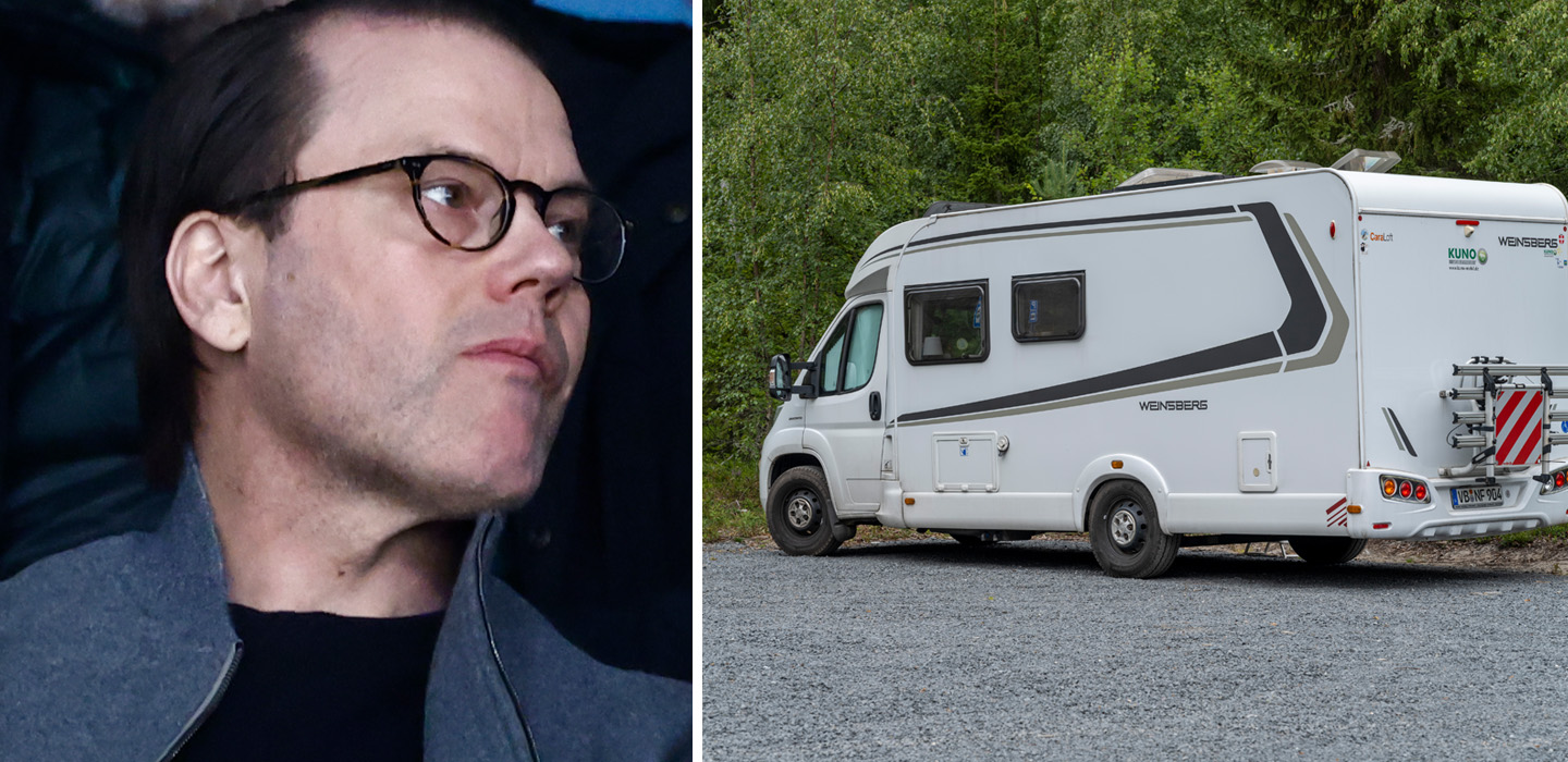 Prins Daniels väninna lever i en husbil nära Haga slott