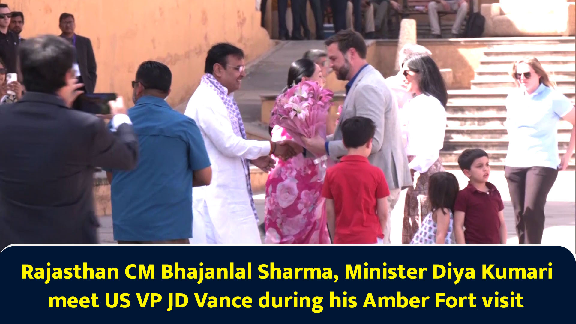 Rajasthan CM Bhajanlal Sharma, Minister Diya Kumari meet US VP JD Vance ...