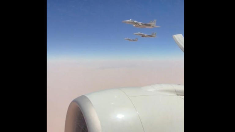 Saudi Arabia fighter jets escort PM Modi's plane in display of ...