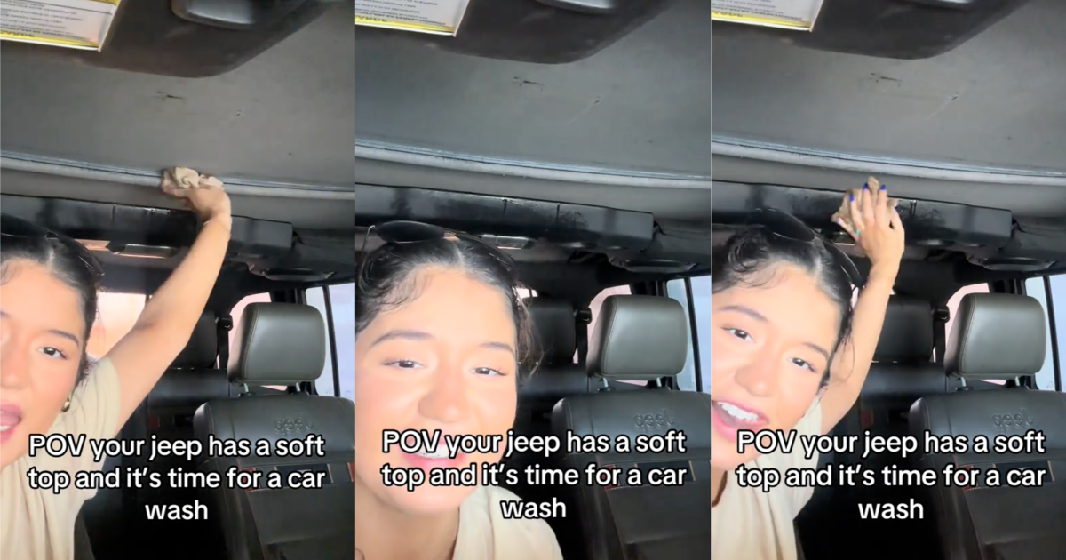 Jeep Wrangler Owner Made A Mistake By Taking Her Vehicle Through A Car Wash