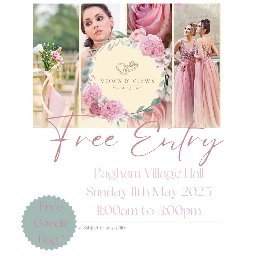 Spring Vows & Views Wedding Fair returns to Pagham on Sunday 11th May