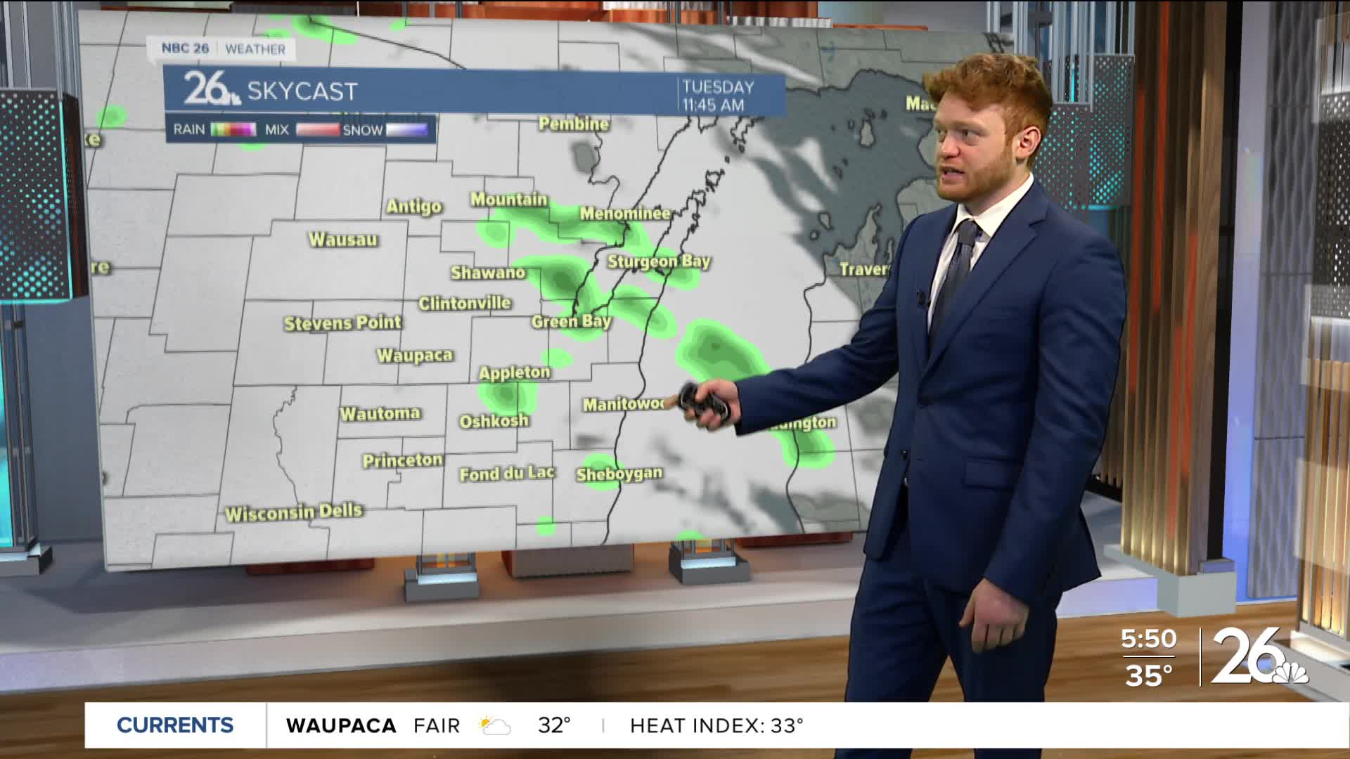 Draft week clouds and rain continue