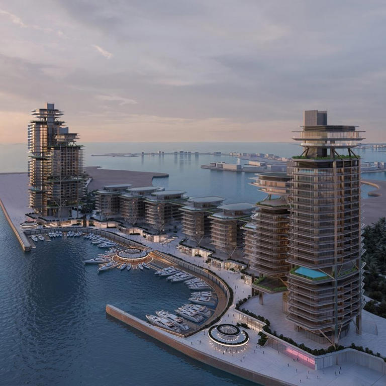 RSHP designs chain of residential towers for Jumeirah waterfront