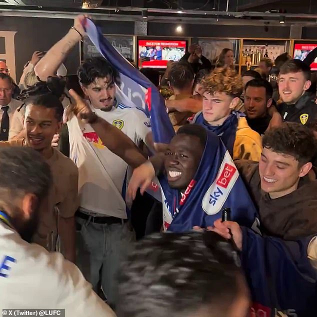 Leeds WAGs join their £110m Premier League promotion party as partners ...