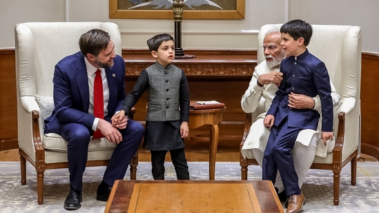 PM Narendra Modi’s dinner wins over JD Vance’s son: ‘Dad, I think I can ...