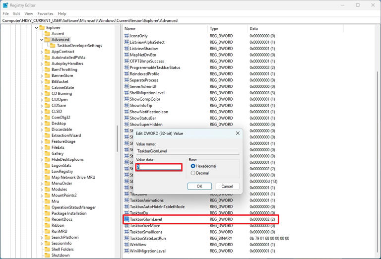 How to show app labels in the Taskbar for Windows 11