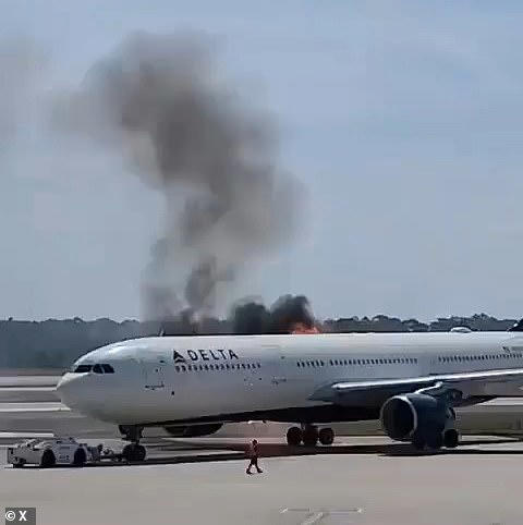 Delta flight is evacuated on airport RUNWAY after terrifying incident
