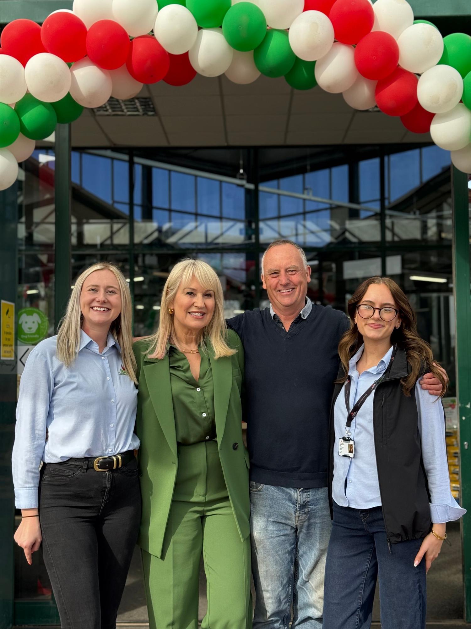 Nicki Chapman reopens Northampton Garden Centre